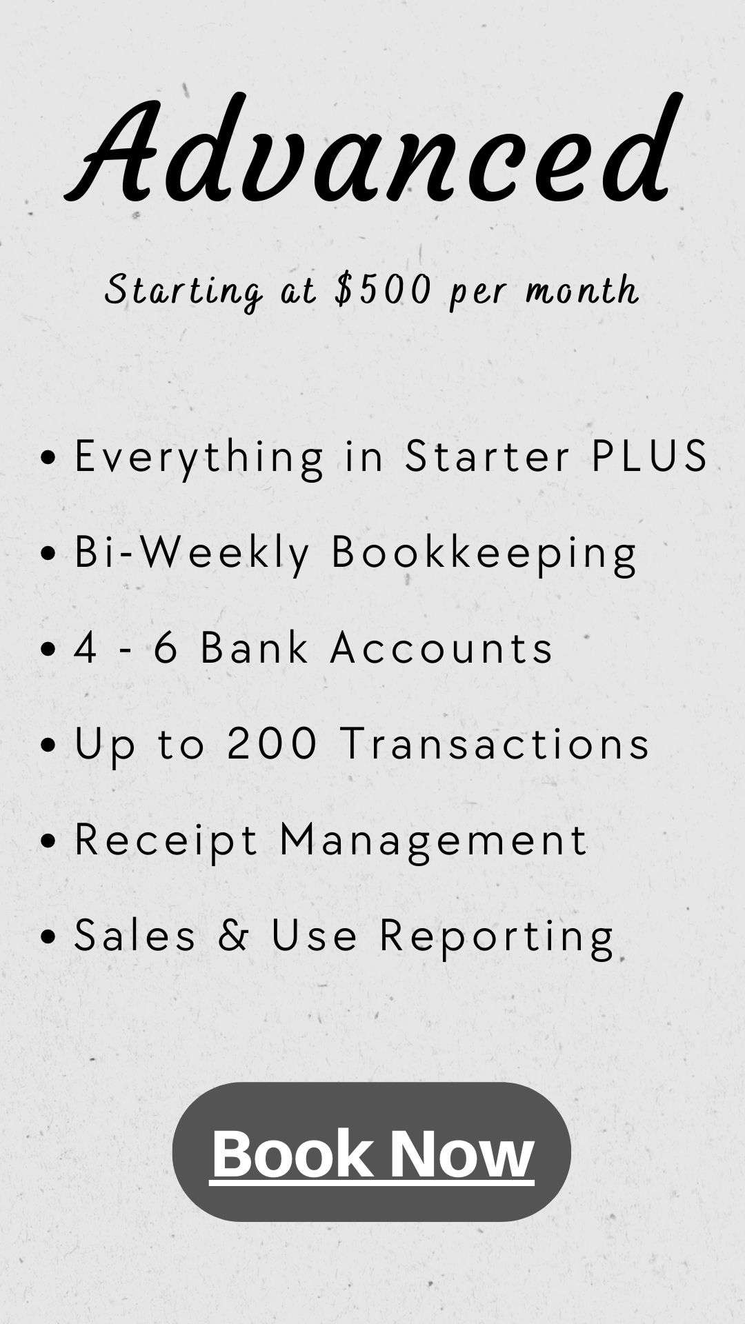 Bookkeeping Packages | Lawson Bookkeeping & Tax